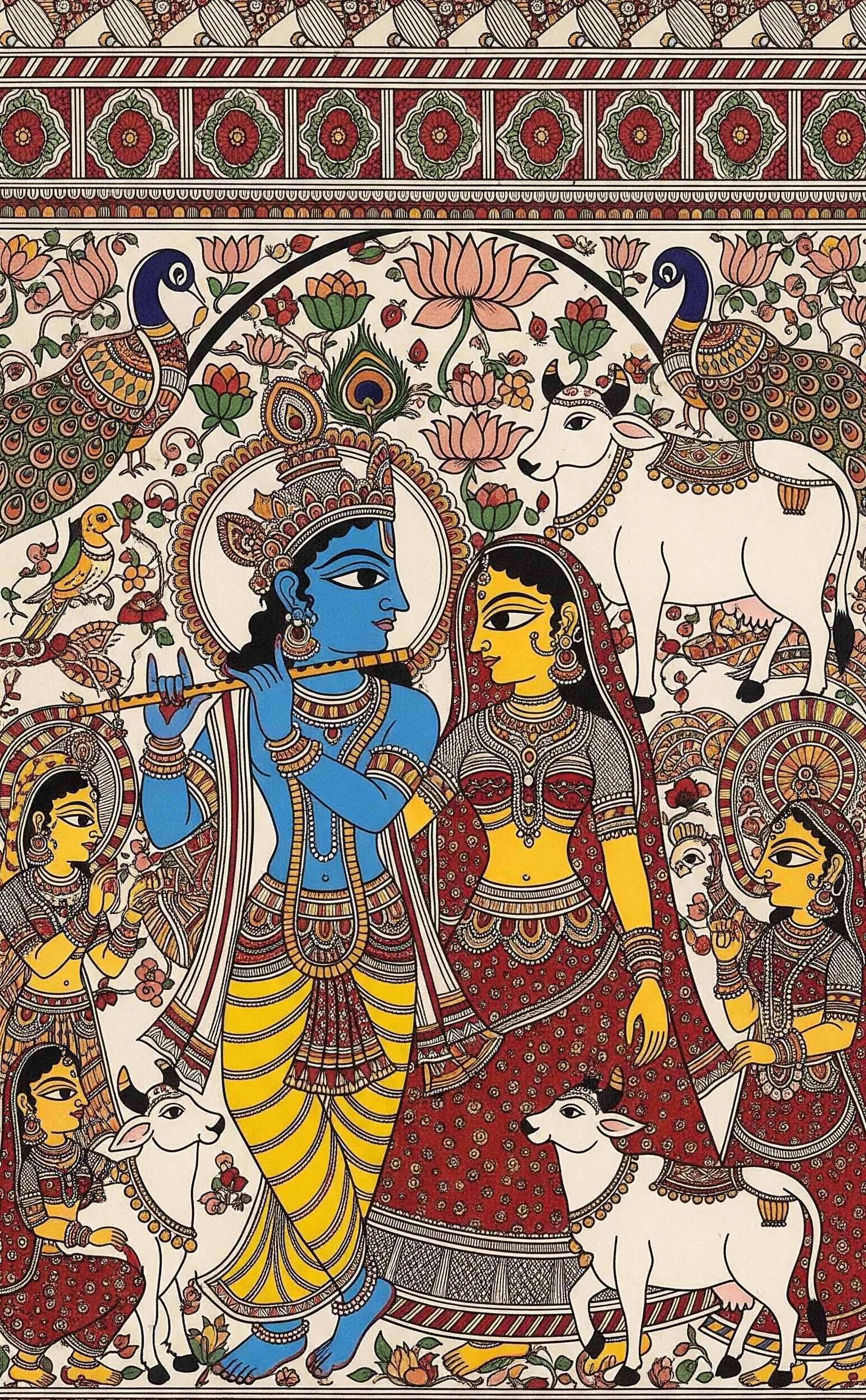 Madhubani Paintings: India’s Iconic Folk Art Form - Giftex - India's ...